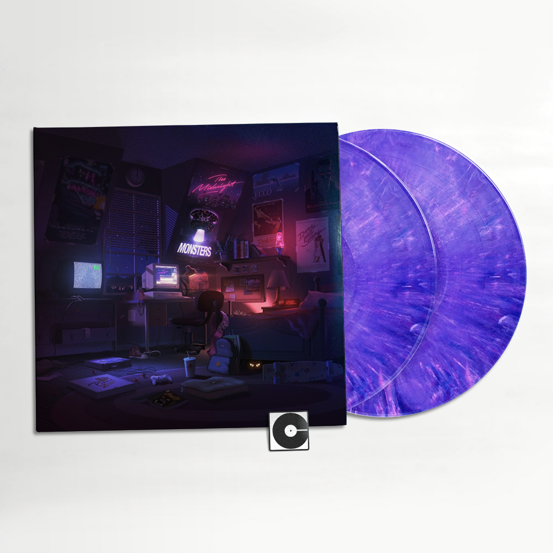 The Midnight - "Monsters" Purple With Pink Marbled Swirl Vinyl LP ...