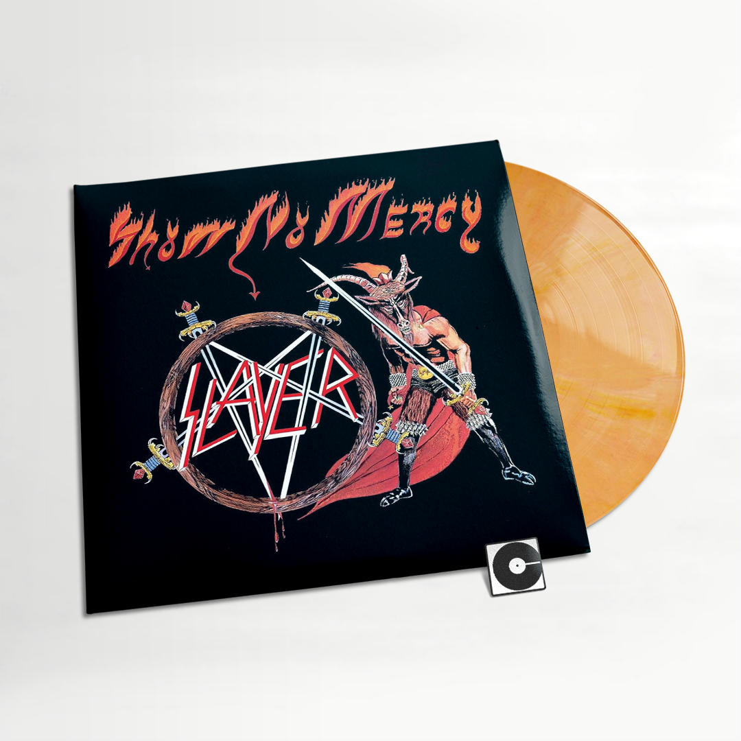 Slayer - "Show No Mercy" Standard Weight Orange Marble Vinyl ...