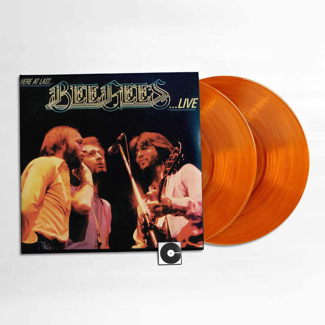 Bee Gees - "Here At Last - Bee Gees Live" Tangerine Orange Vinyl ...