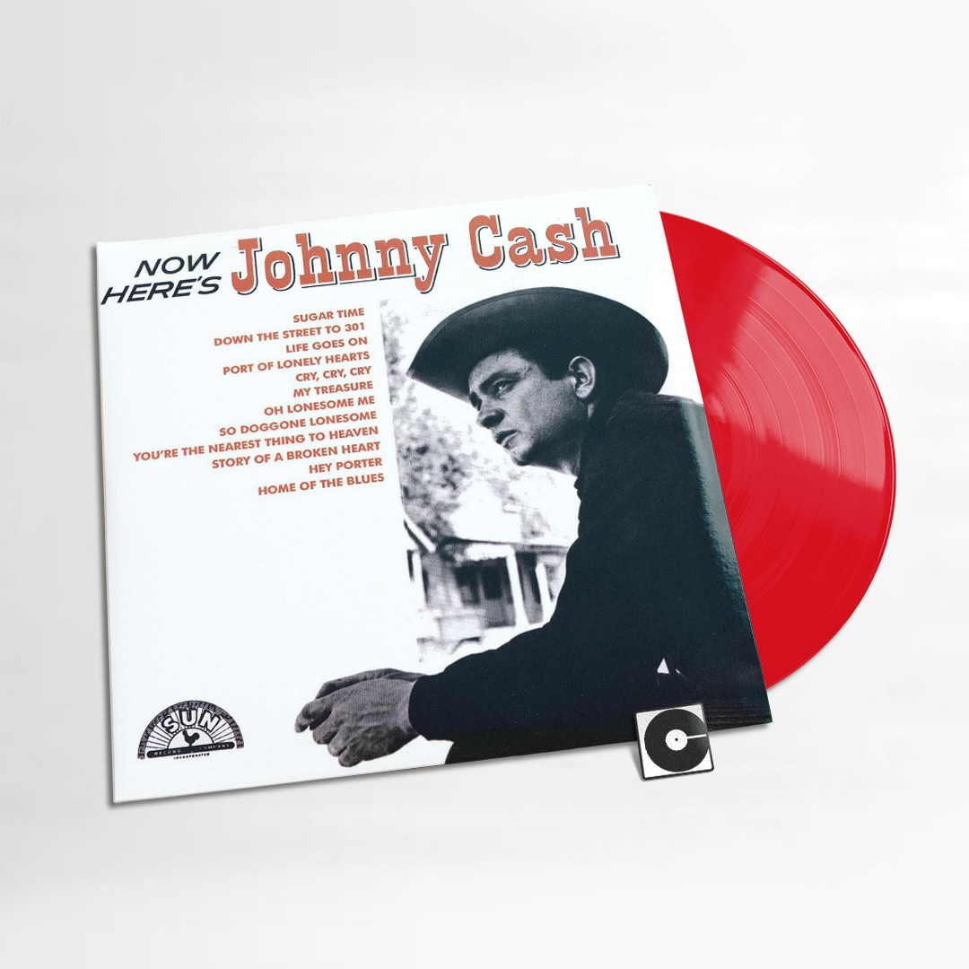 Johnny Cash - "Now Here's Johnny Cash" Red Vinyl – ComebackVinyl.com
